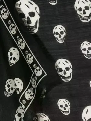 Alexander McQueen Skull-print Wool Scarf