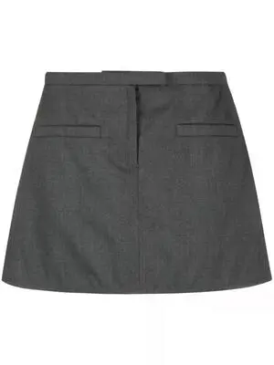 COURREGES Logo-appliqué Trapeze Miniskirt