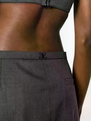 COURREGES Logo-appliqué Trapeze Miniskirt