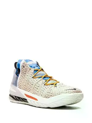 Nike Lebron 18 Animal Print Sneakers - Neutrals