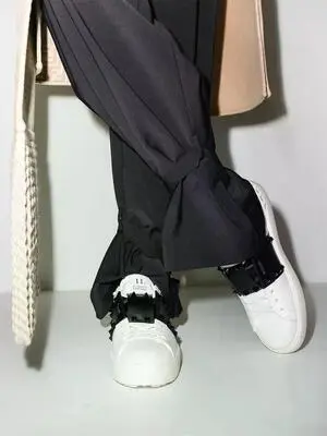 Valentino Garavani Rockstud Leather Sneakers - White