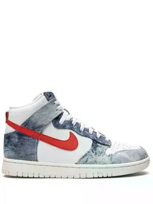 Nike Dunk High Washed Denim Sneakers