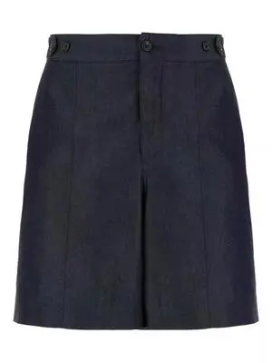 Alexander McQueen High-waisted Denim Shorts