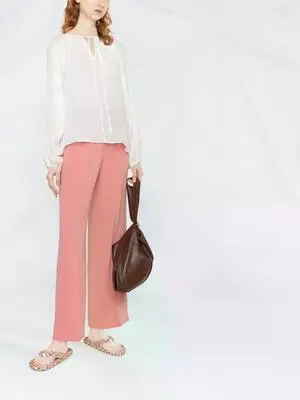 Alberto Biani Cropped Wide-leg Trousers