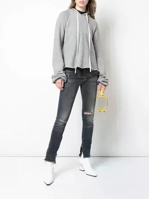 BEN TAVERNITI UNRAVEL PROJECT Distressed Skinny Jeans