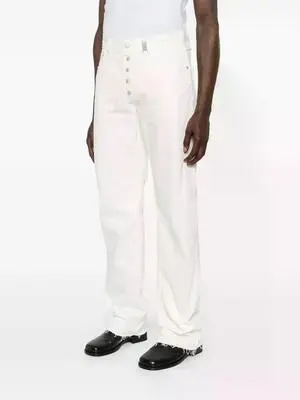 Alexander McQueen Raw Edge Hem Jeans