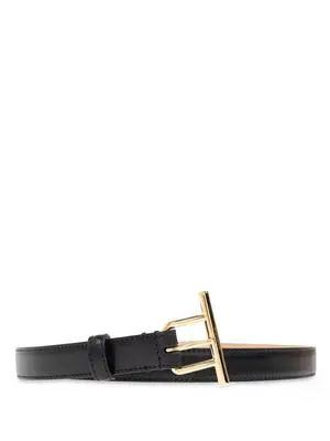 Alexander McQueen T-bar Hip Belt - Black