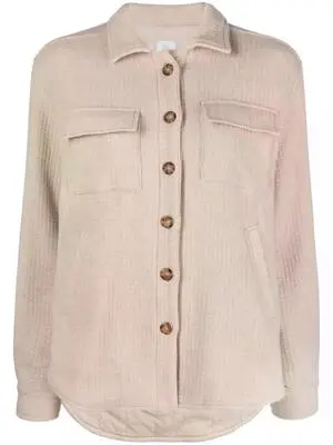 Eleventy Wool Textured Long-sleeve Shirt