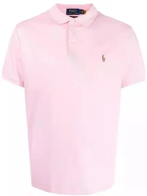 Polo Ralph Lauren Embroidered-logo Polo Shirt - Pink
