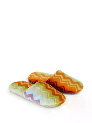 Missoni Giacomo Cotton Slippers - Orange
