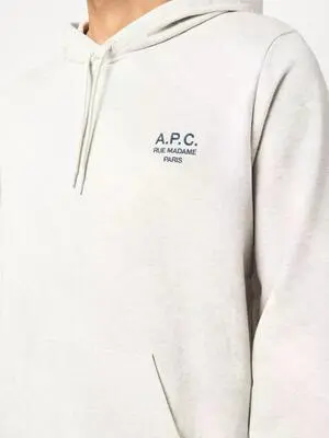 A.p.c. Logo-print Pullover Hoodie