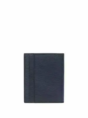 FERRAGAMO Gancini Leather Cardholder - Blue