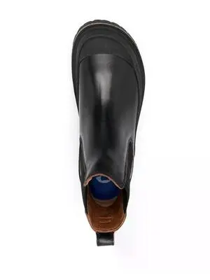 BIRKENSTOCK Prescott Leather Chelsea Boots - Black