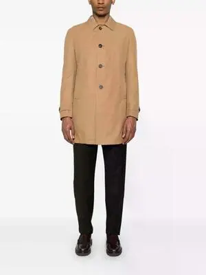 Tagliatore Single-breasted Coat - Brown