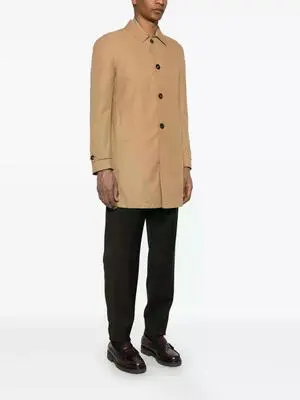 Tagliatore Single-breasted Coat - Brown