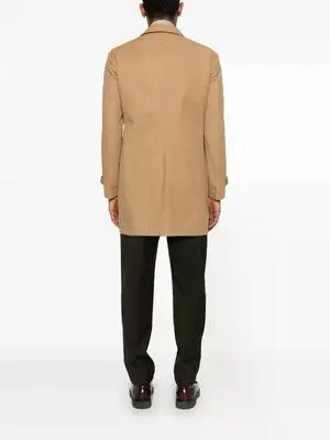 Tagliatore Single-breasted Coat - Brown