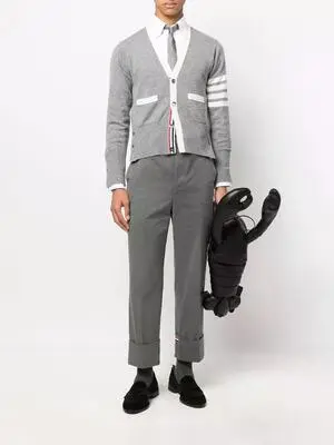 Thom Browne 4-bar Stripe Knit Cardigan