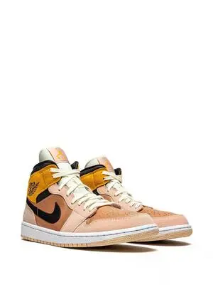 JORDAN 1 Mid Se Particle Beige Sneakers - Neutrals