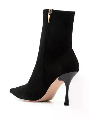 GIANVITO ROSSI Suede Zip Ankle Boots