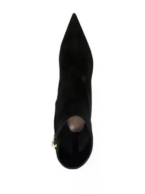 GIANVITO ROSSI Suede Zip Ankle Boots