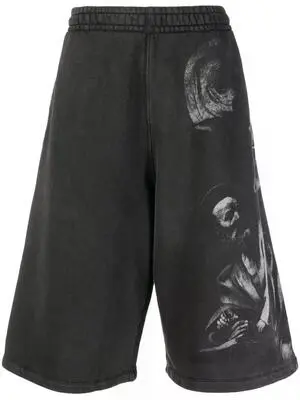Off-white Graphic Shorts For Men