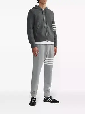Thom Browne Ottoman Rib 4-bar Stripe Track Pants