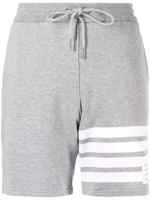 Thom Browne 4-bar Stripe Track Shorts - Grey