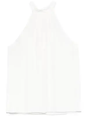 Patrizia Pepe Halterneck Top - White