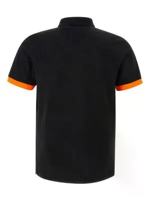 SUN 68 Jersey Polo Shirt - Black