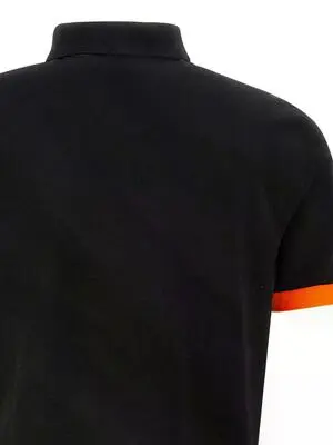 SUN 68 Jersey Polo Shirt - Black