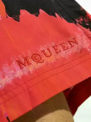 Alexander McQueen Graphic-print Shorts