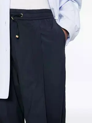 Herno Lightweight Cropped Trousers - Blue