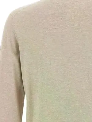 FILIPPO DE LAURENTIIS Crew Neck Long Sleeve Sweater - Neutrals