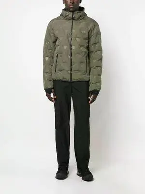 Rossignol Logo-print Padded Zip-up Jacket - Green