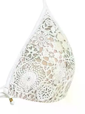 AMIR SLAMA Floral Embroidered Bikini