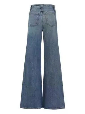 Khaite Dane Flared Jeans - Blue