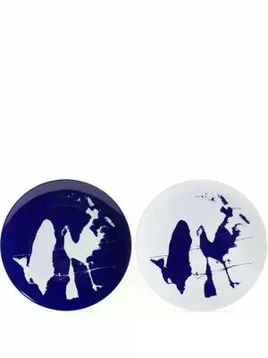 CASSINA Neige Set Of 2 Placeholder Plates - White