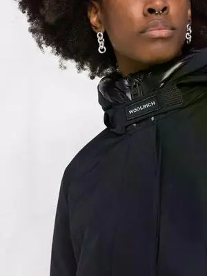 Woolrich Hooded Padded Coat - Blue