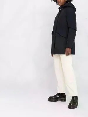 Woolrich Hooded Padded Coat - Blue