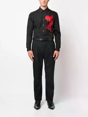 Alexander McQueen Straight-leg Wool Trousers