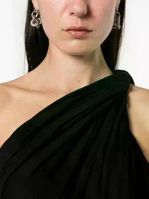 Rick Owens One-shoulder Draped Bodysuit