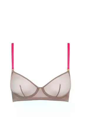 MAISON CLOSE Corps À Corps Wire Bra - Brown