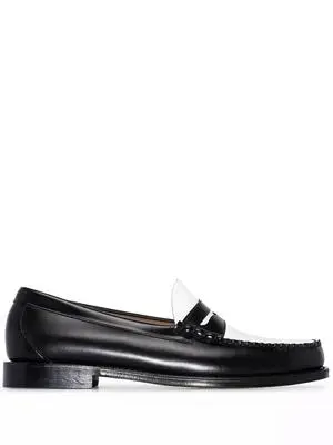 G.H.BASS Weejuns Larson Penny Strap Loafers - Black