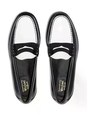 G.H.BASS Weejuns Larson Penny Strap Loafers - Black