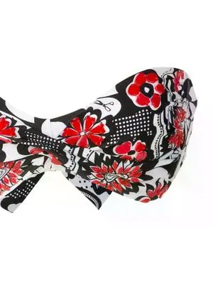 AMIR SLAMA Floral Print Bikini Set