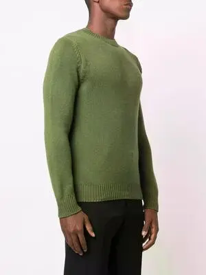 DELL'OGLIO Rib-trimmed Crew-neck Jumper