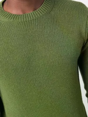 DELL'OGLIO Rib-trimmed Crew-neck Jumper