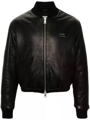 Ami Paris Leather Jackets For Men