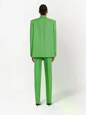 Alexander McQueen Double-breasted Drop Hem Blazer