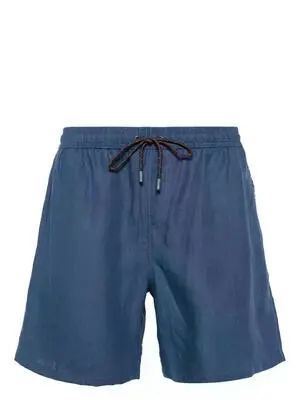 Sease Drawstring-waist Hemp Shorts